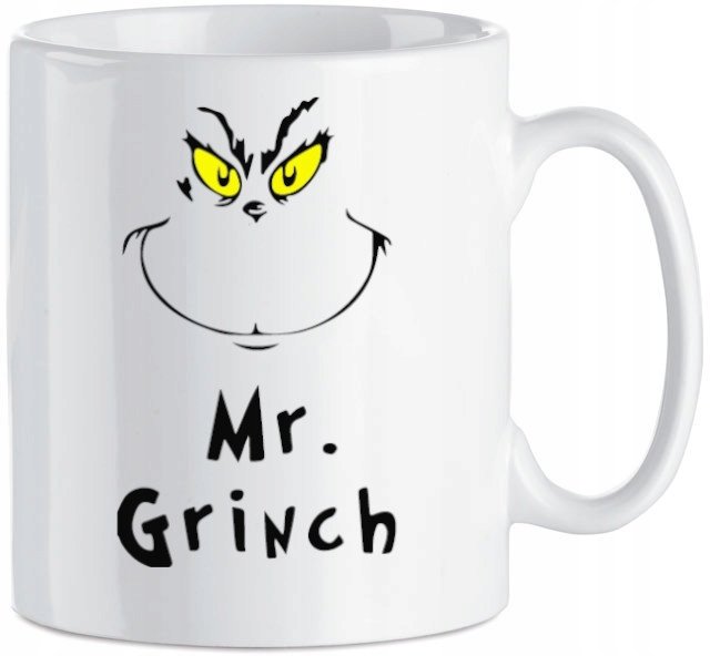 Kubek nadruk Pan Grinch Świąteczny Prezent 330 ml - HaftNadruk | Sklep ...