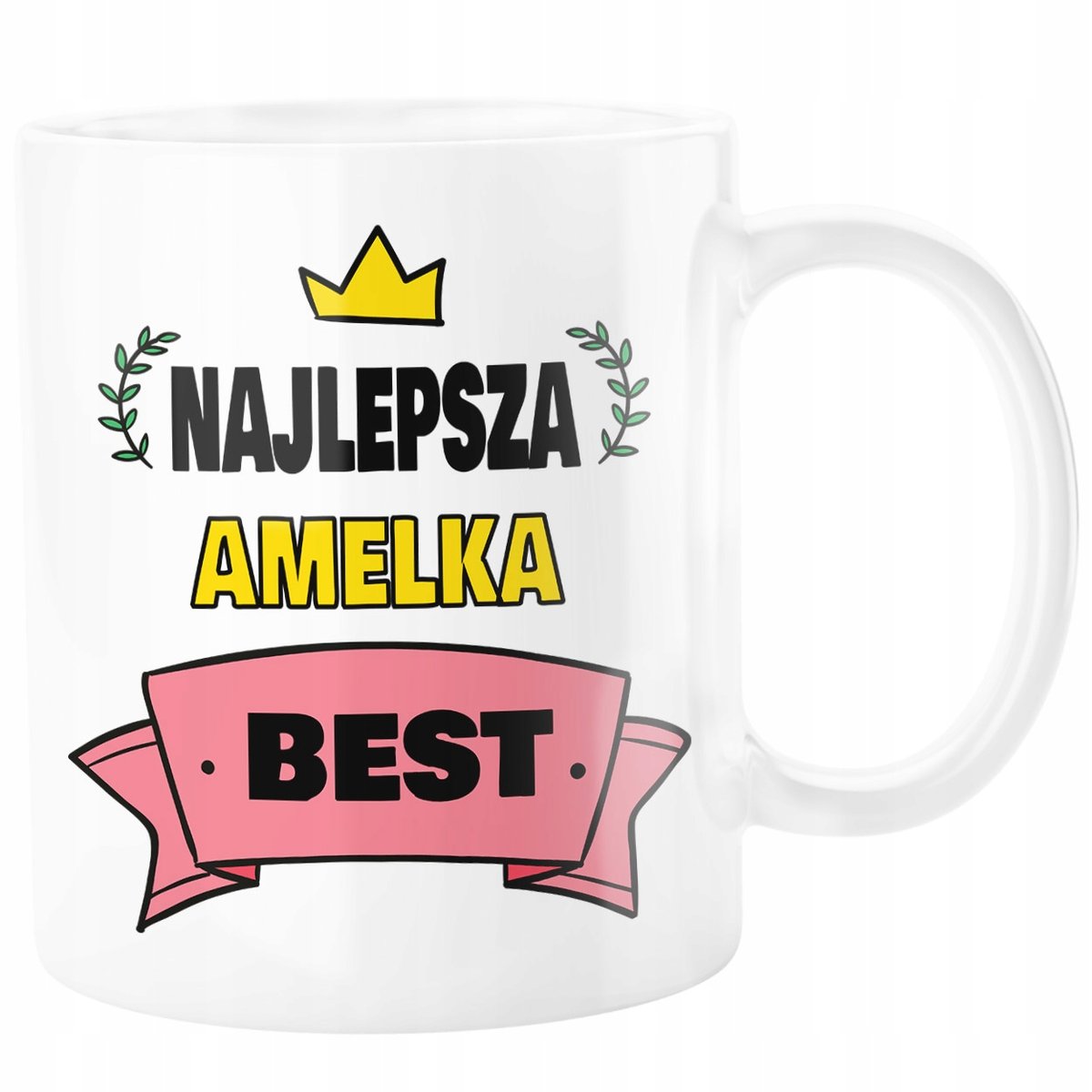 KUBEK NAJLEPSZA AMELKA BEST PODZIĘKOWANIE PREZENT - Inna marka | Sklep EMPIK.COM