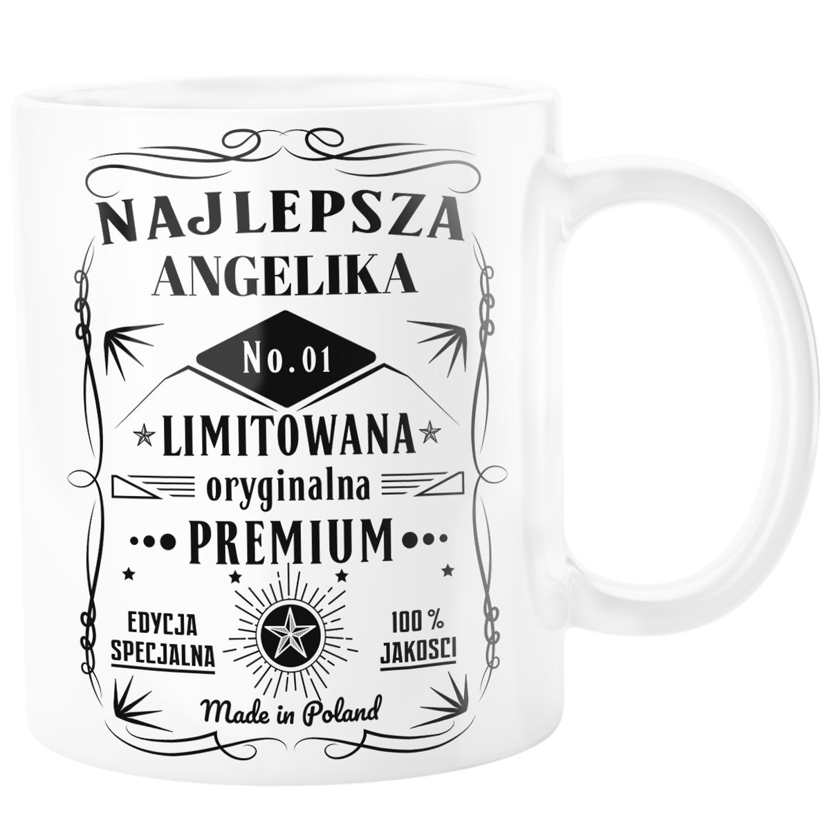 KUBEK NAJLEPSZA ANGELIKA LIMITOWANA ORYGINALNA PREMIUM - Inna marka ...