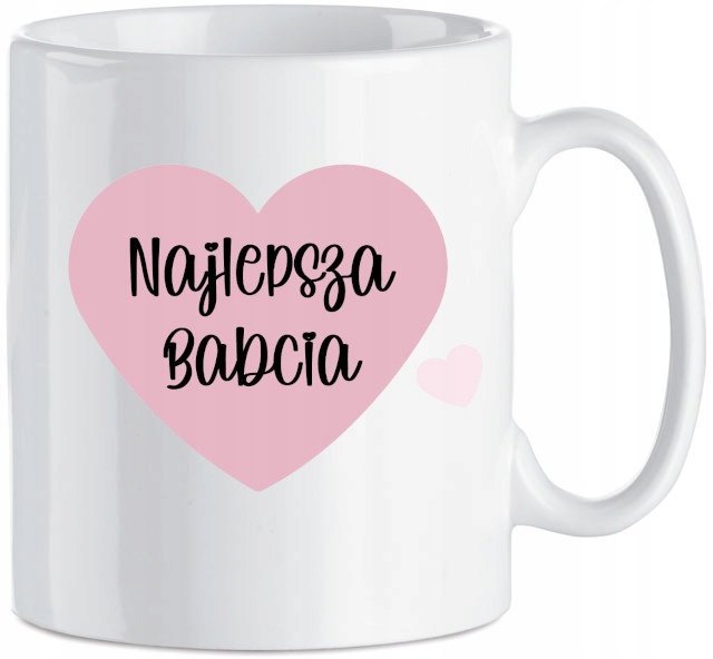 Kubek Najlepsza Babcia Dzień Babci Prezent Ceramika 330 ml - Inna marka | Sklep EMPIK.COM