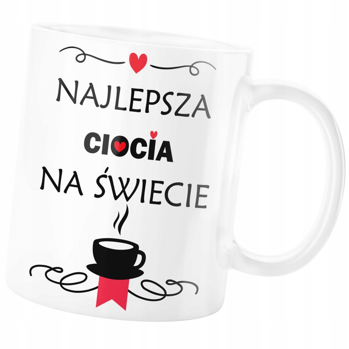 KUBEK NAJLEPSZA CIOCIA NA ŚWIECIE PREZENT DLA CIOTKI CIOCI ...
