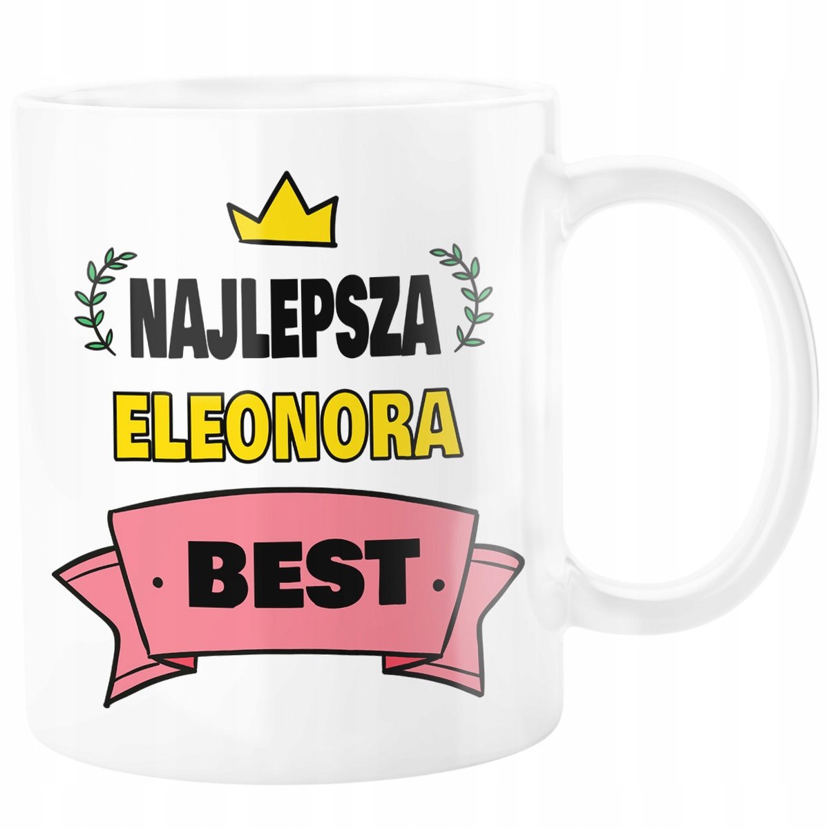 KUBEK NAJLEPSZA ELEONORA BEST PODZIĘKOWANIE PREZENT - Inna marka ...