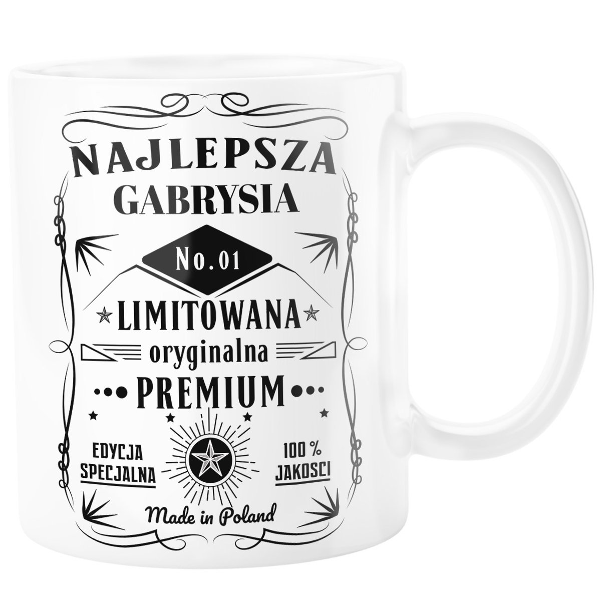 KUBEK NAJLEPSZA GABRYSIA LIMITOWANA ORYGINALNA PREMIUM ...