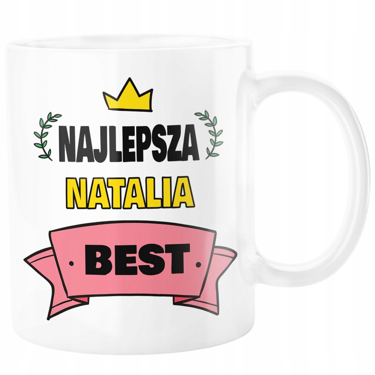 KUBEK NAJLEPSZA NATALIA BEST PODZIĘKOWANIE PREZENT - Inna marka | Sklep ...