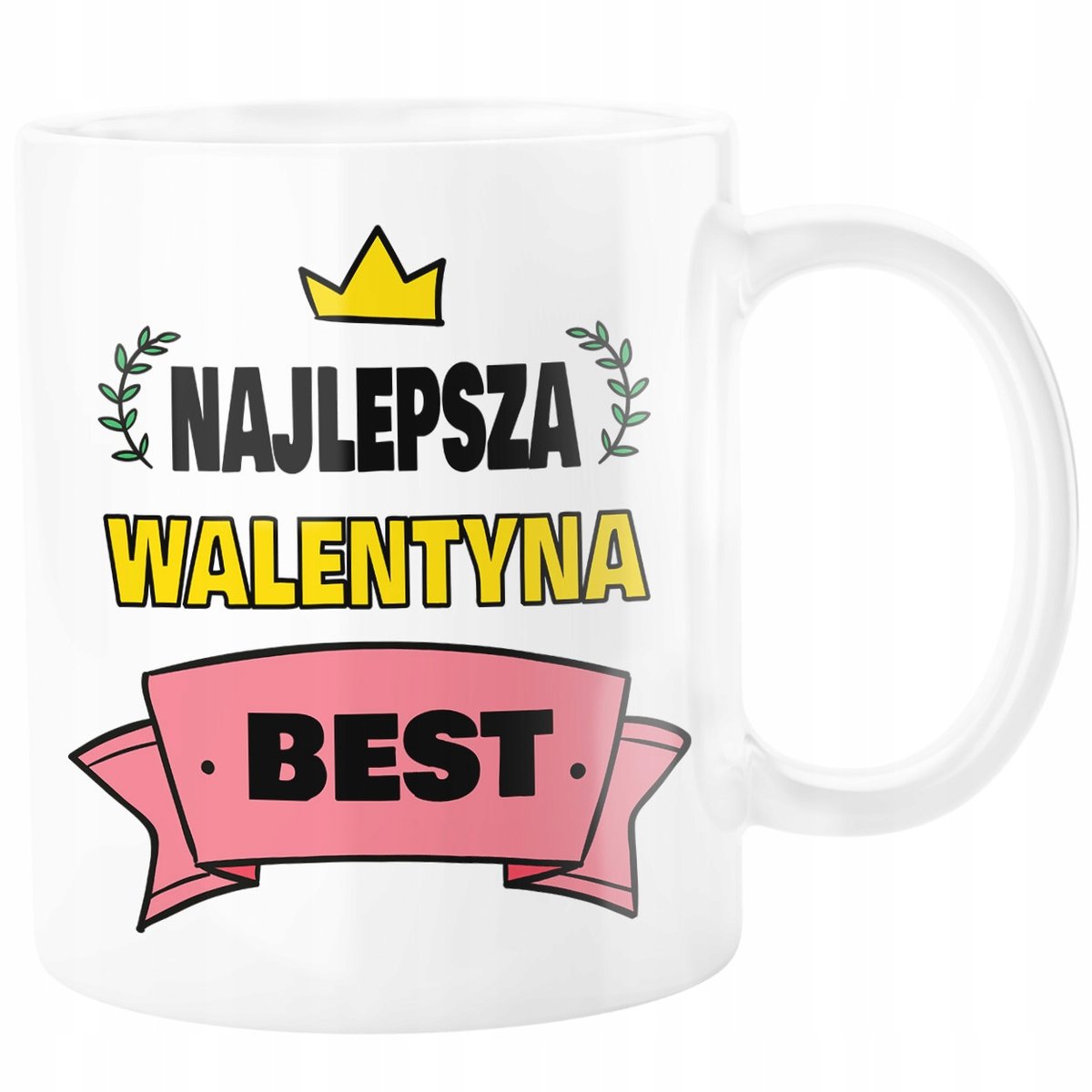 KUBEK NAJLEPSZA WALENTYNA BEST PODZIĘKOWANIE PREZENT - Inna marka ...