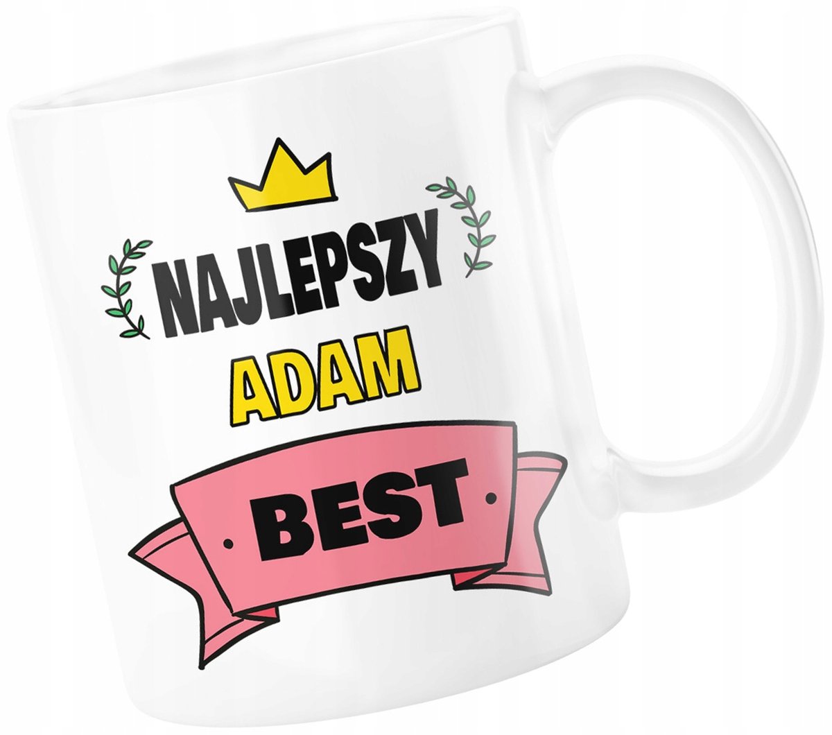 KUBEK NAJLEPSZY ADAM BEST PODZIĘKOWANIE PREZENT - Inna marka | Sklep ...