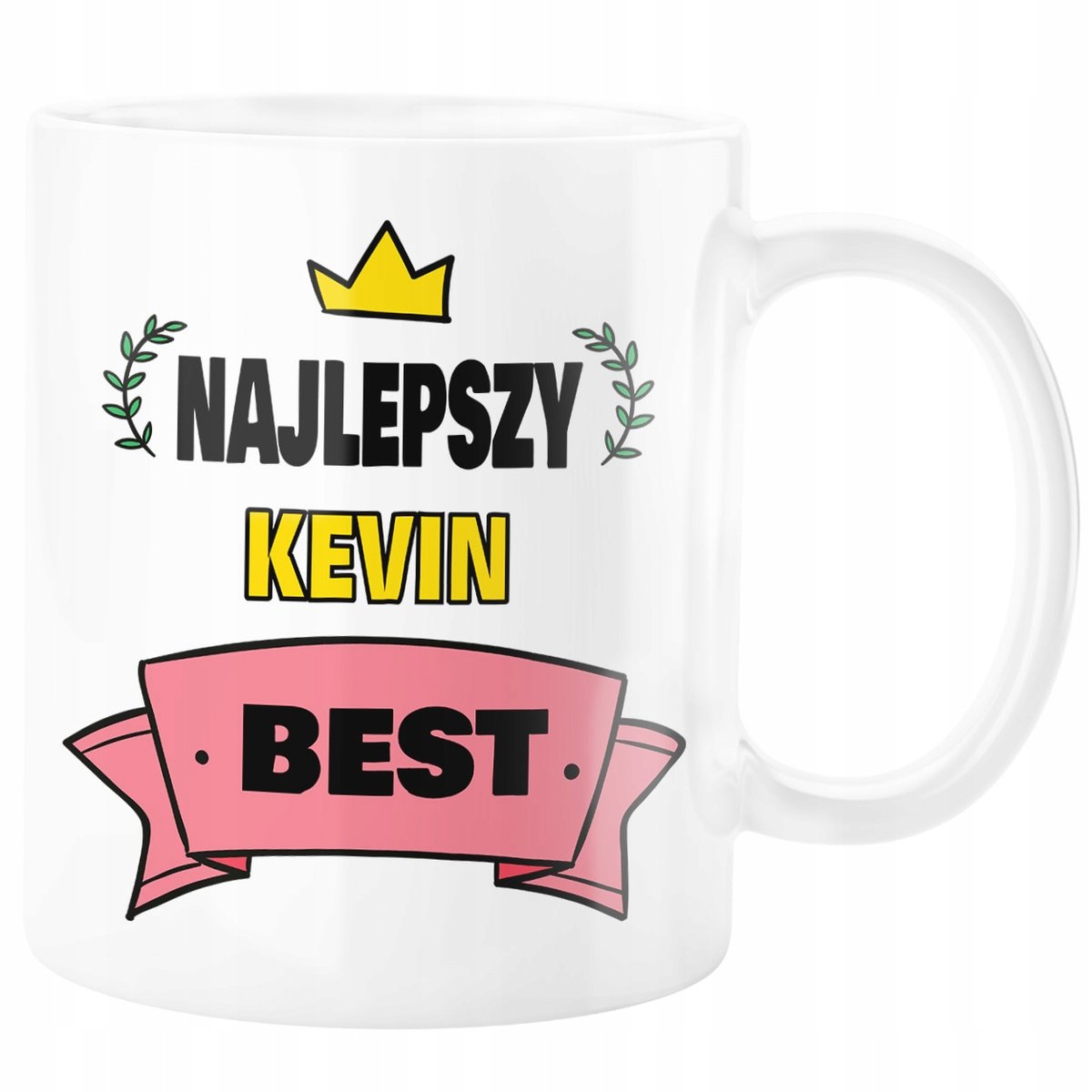 KUBEK NAJLEPSZY KEVIN BEST PODZIĘKOWANIE PREZENT - Inna marka | Sklep ...