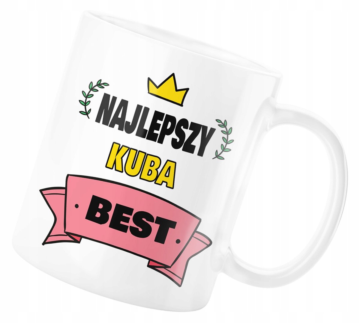 KUBEK NAJLEPSZY KUBA BEST PODZIĘKOWANIE PREZENT - Inna marka | Sklep ...