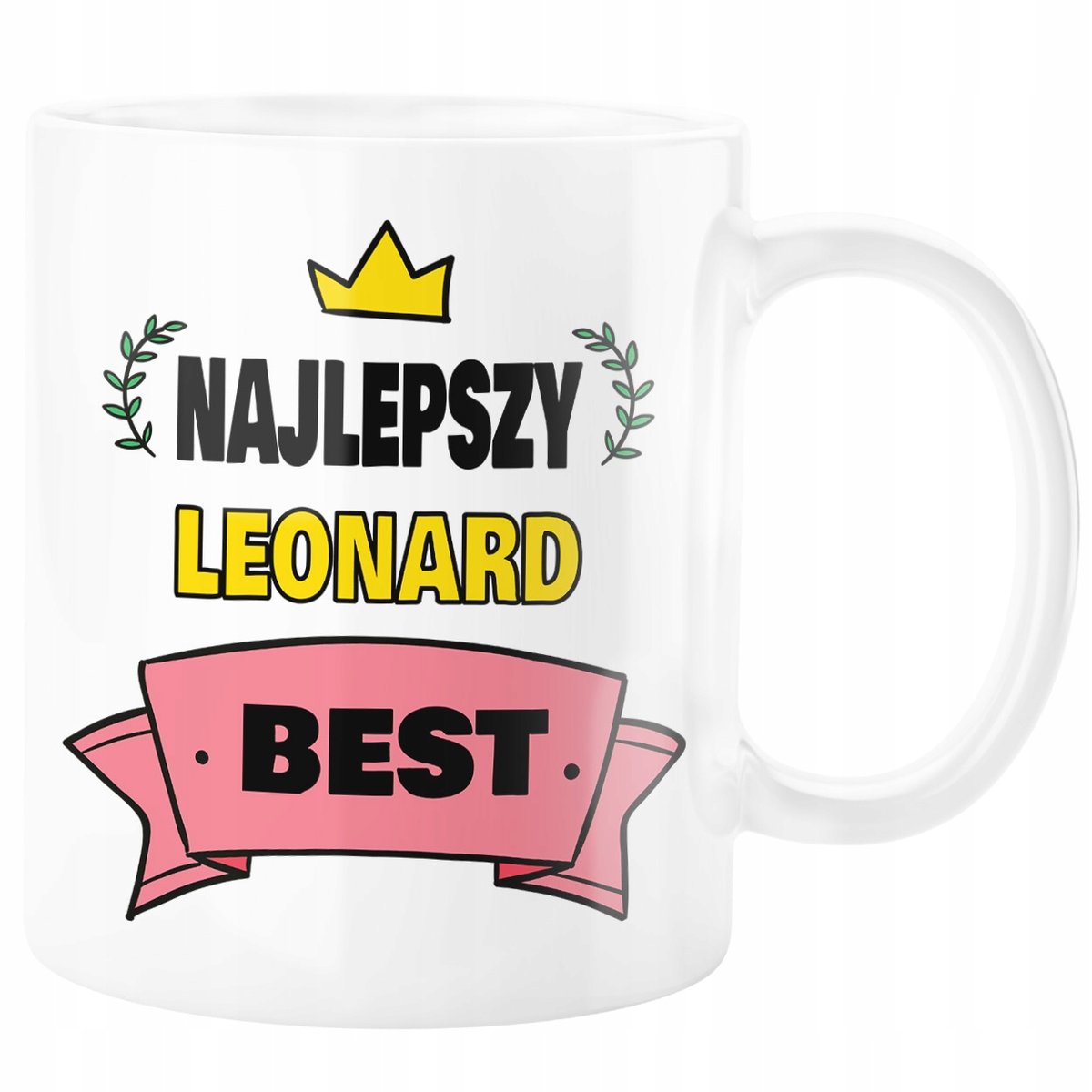 KUBEK NAJLEPSZY LEONARD BEST PODZIĘKOWANIE PREZENT - Inna marka | Sklep EMPIK.COM