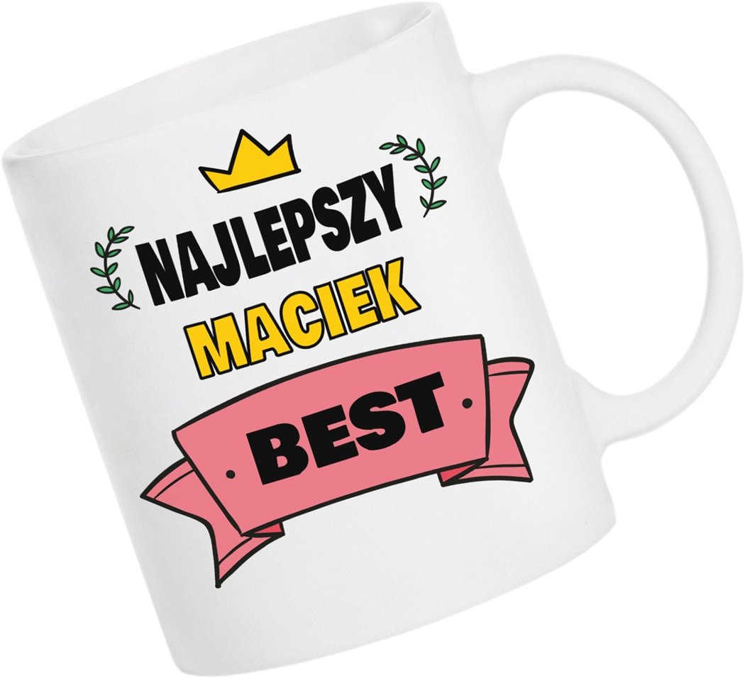 KUBEK NAJLEPSZY MACIEK BEST PODZIĘKOWANIE PREZENT - Inna marka | Sklep ...