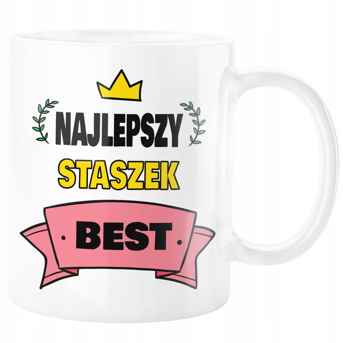 KUBEK NAJLEPSZY STASZEK BEST PODZIĘKOWANIE PREZENT - Inna marka | Sklep ...