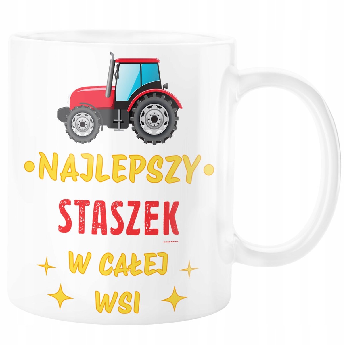 KUBEK NAJLEPSZY STASZEK W CAŁEJ WSI PREZENT ZABAWNY TRAKTOR - Inna ...