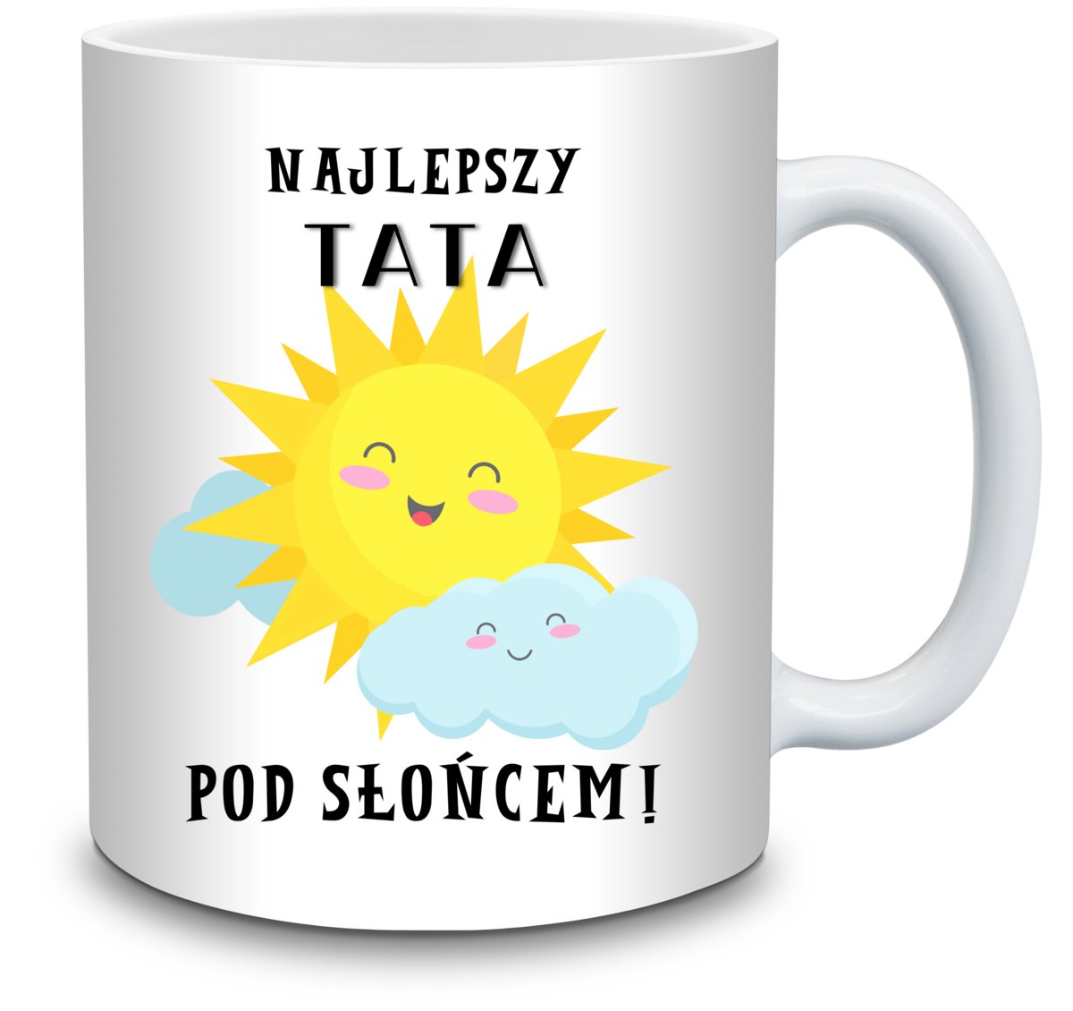 Kubek Najlepszy Tata Pod Słońcem Na Prezent Dla Taty - Inna marka ...