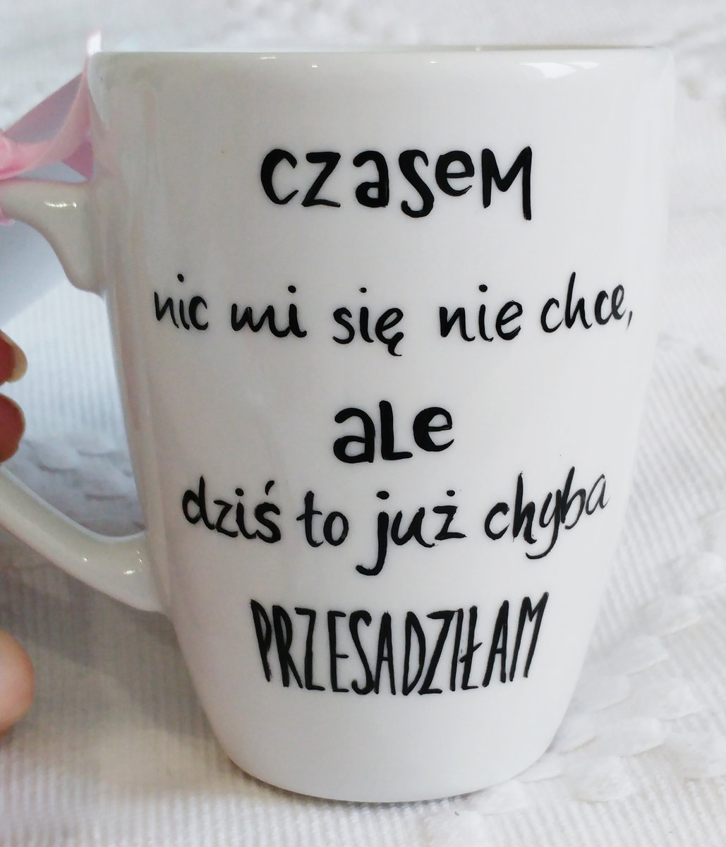 Kubek „Nic Mi Się Nie Chce” 360ml / Pracownia Artystyczna KOLORO - Inna ...