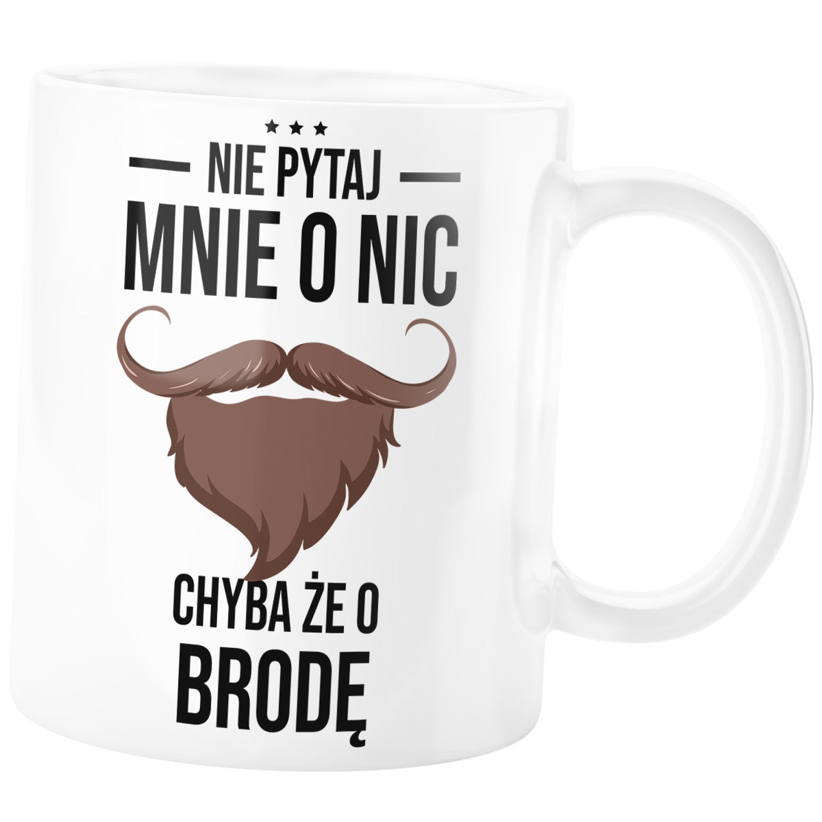 KUBEK NIE PYTAJ CHYBA ŻE O BRODA - Inna marka | Sklep EMPIK.COM