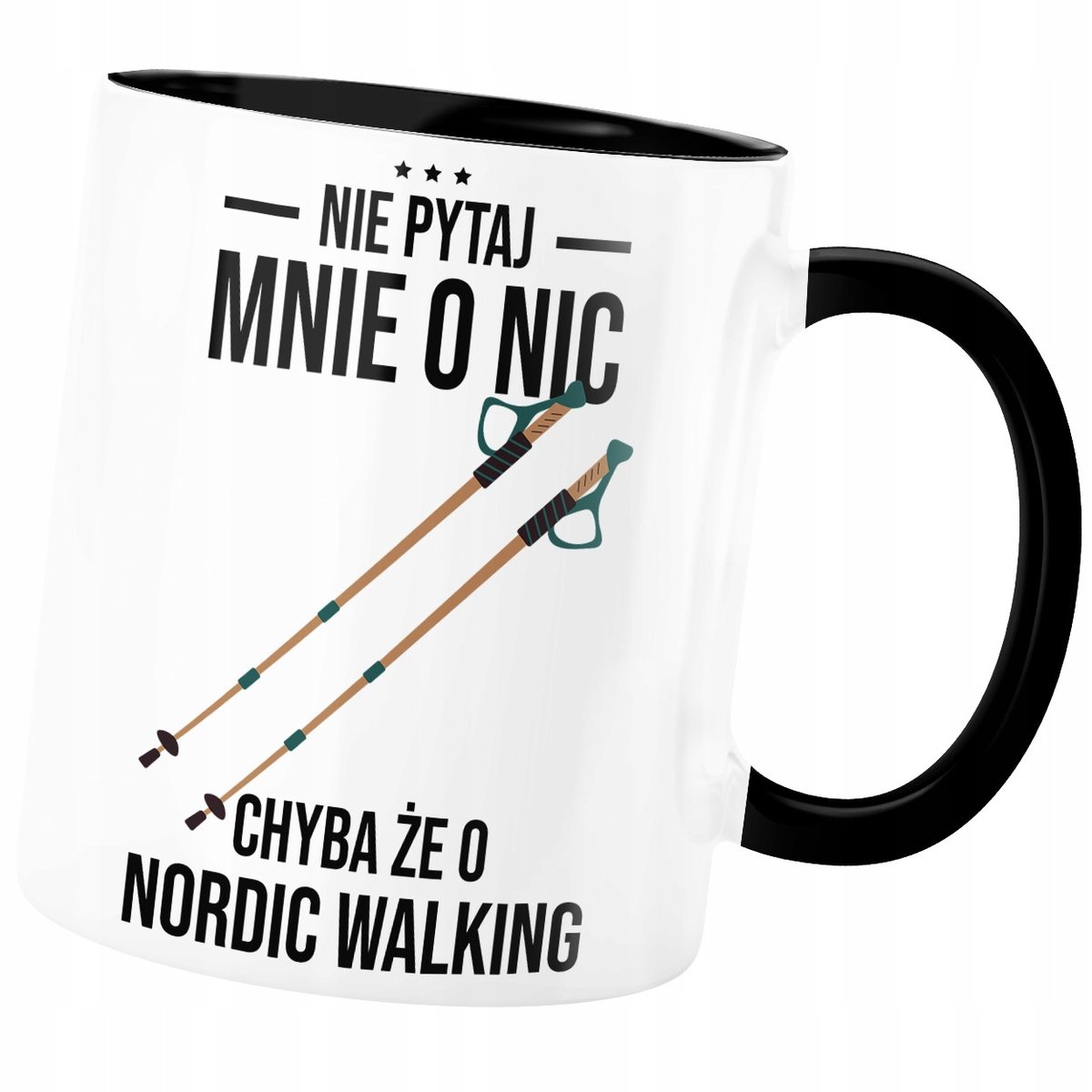 KUBEK NIE PYTAJ CHYBA ŻE O NORDIC WALKING - StudioGraficzneKT | Sklep EMPIK.COM