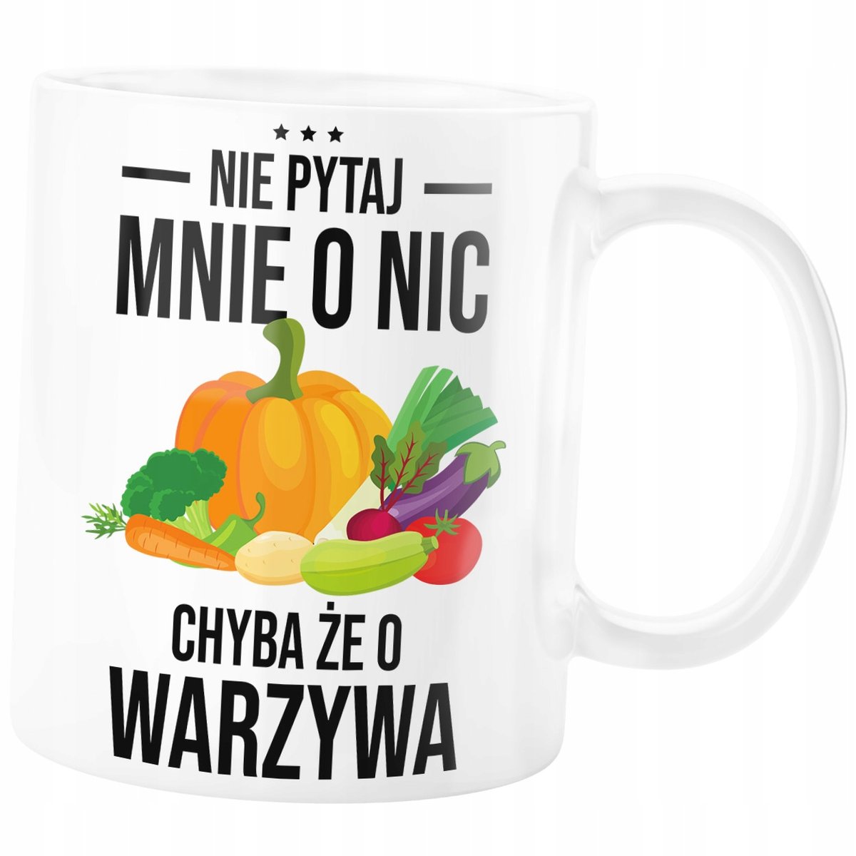 KUBEK NIE PYTAJ CHYBA ŻE O WARZYWA - Inna marka | Sklep EMPIK.COM