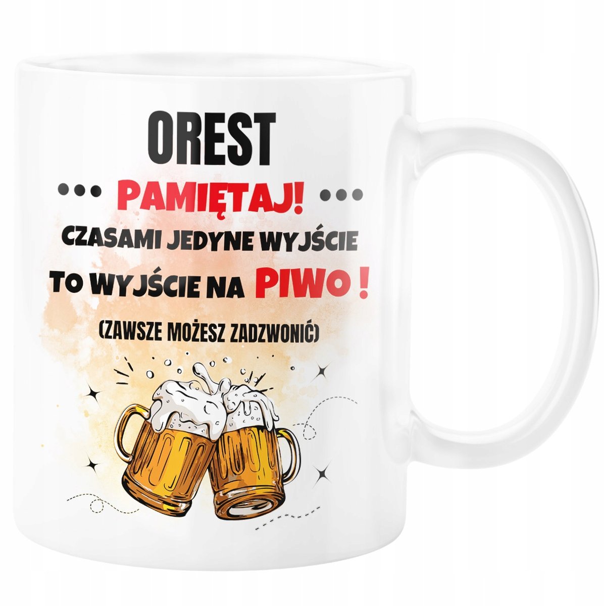 KUBEK OREST PODZIĘKOWANIA KONIEC PRACY WYJŚCIE NA PI WO - Inna marka ...