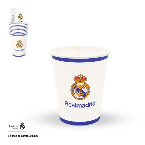 Kubek Papierowy Real Madrid z Logo - Inna marka | Sklep EMPIK.COM