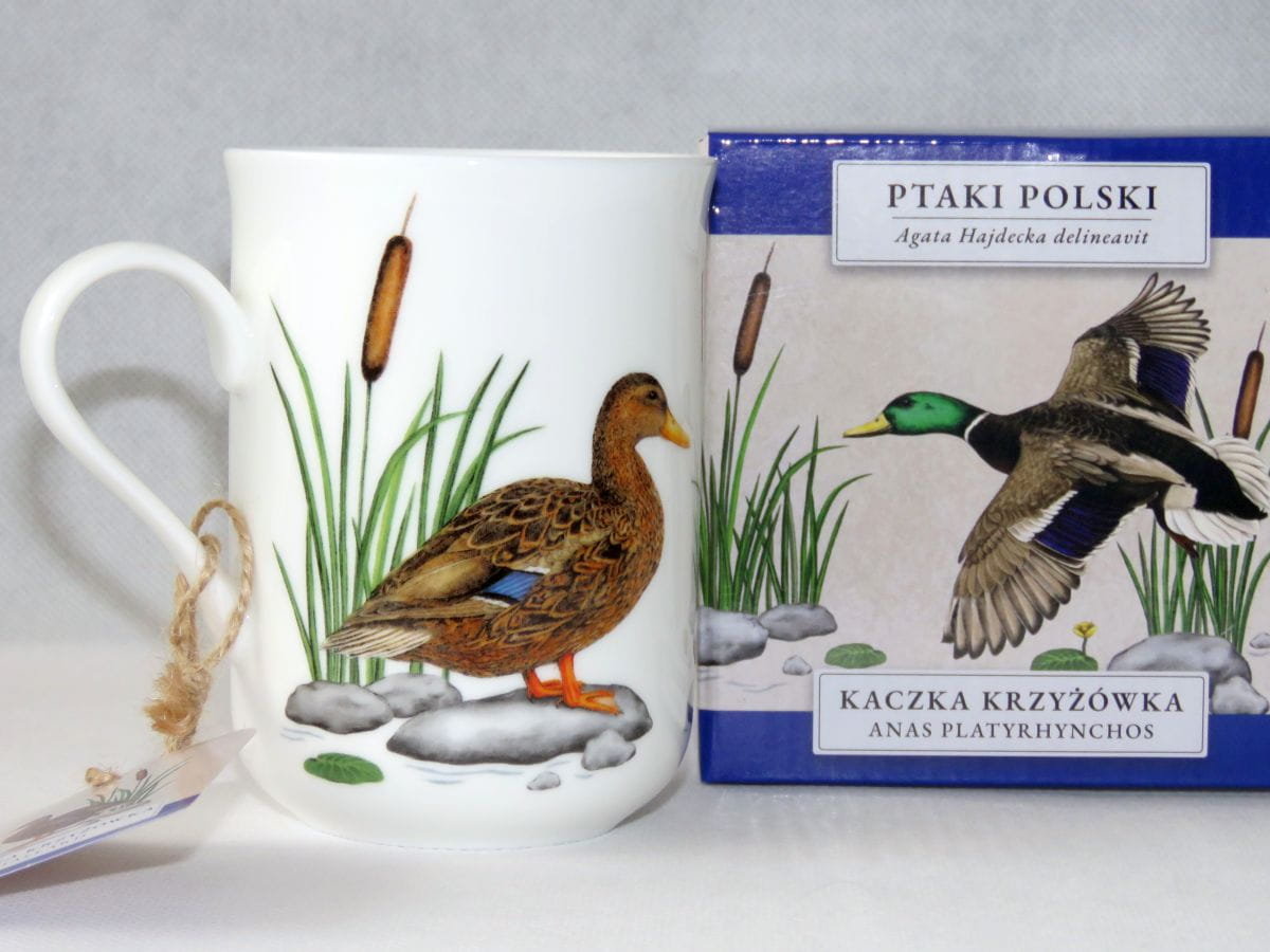 Kubek porcelanowy KACZKA/PTAKI POLSKI by Agata Hajdecka 300 ml MCP ...