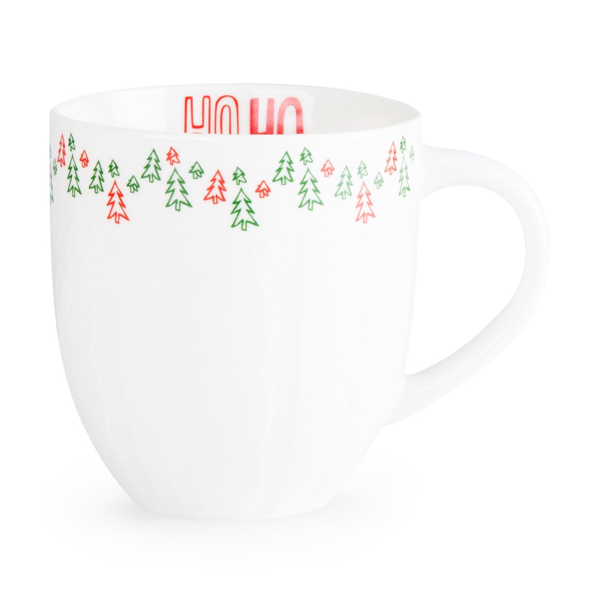 Kubek porcelanowy świąteczny LAINE z choinkami 600 ml Homla - Homla ...