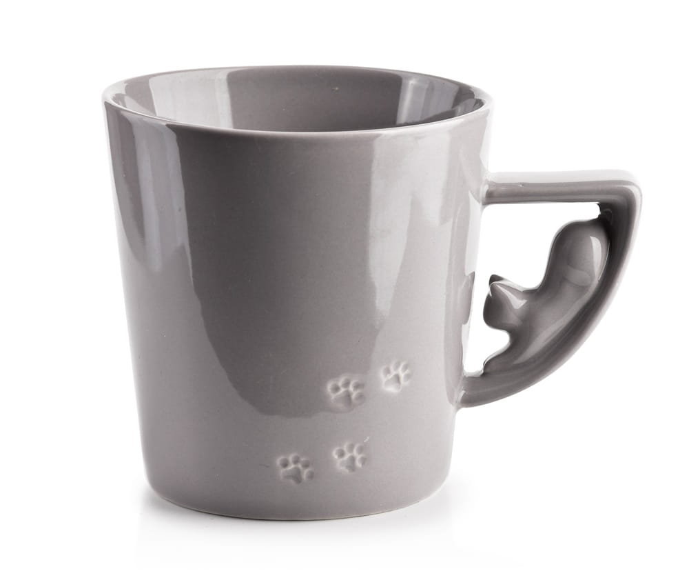 Kubek porcelanowy z kotkiem 300 ml Szar - Mondex | Sklep EMPIK.COM