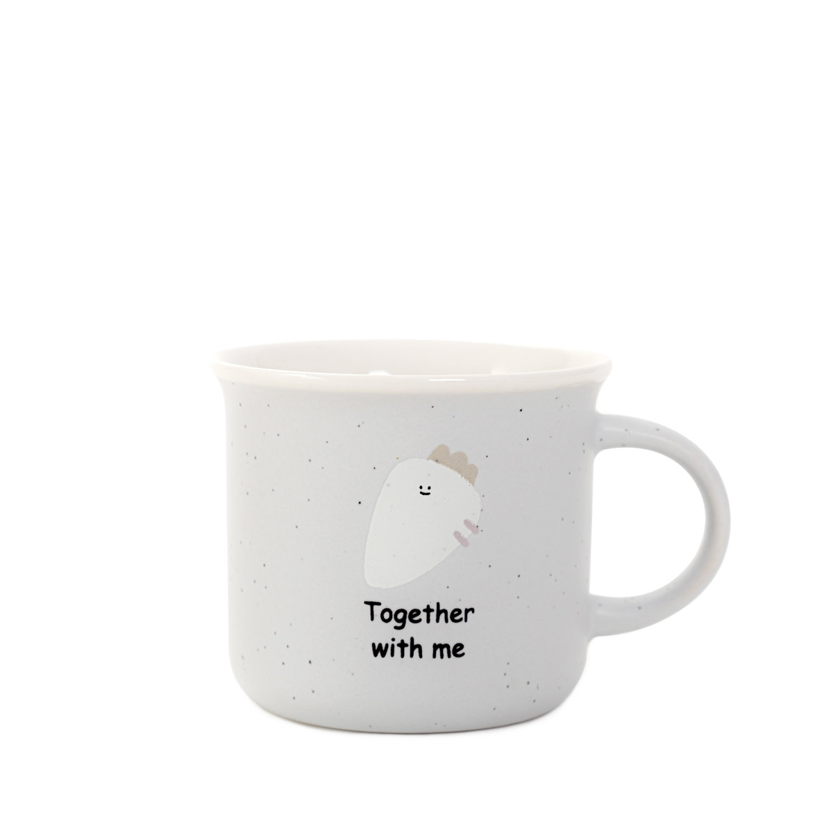 Kubek porcelanowy, z truskawką, Annbee, 150 ml, Homla, szary - Homla ...