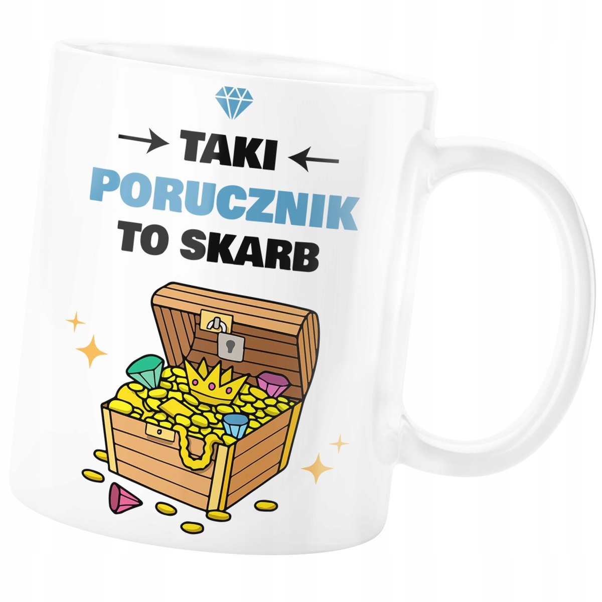KUBEK PORUCZNIK TO SKARB PREZENT - StudioGraficzneKT | Sklep EMPIK.COM
