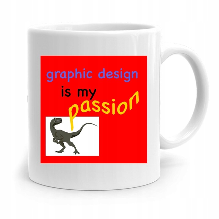 KUBEK PREZENT DLA GRAFIKA GRAPHIC IS MY PASSION z Nadrukiem ze Zdjęciem ...