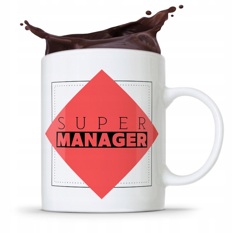 KUBEK PREZENT DLA KIEROWNIKA SUPER MANAGER z Nadrukiem ze Zdjęciem ...