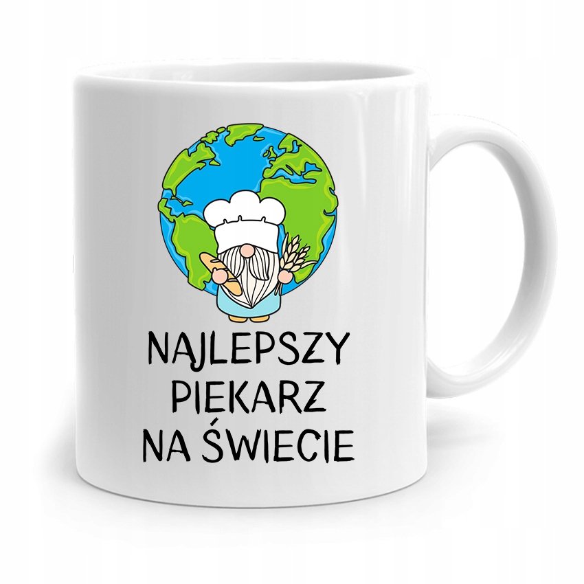 KUBEK PREZENT DLA PIEKARZA NAJLEPSZY PIEKARZ z Nadrukiem ze Zdjęciem ...