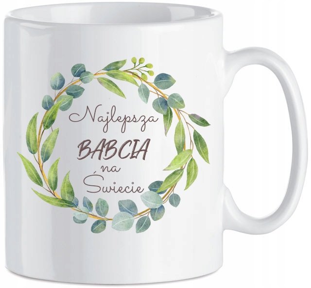 Kubek Prezent na Dzień Babci Najlepsza BABCIA na ŚWIECIE 330 ml - Inna marka | Sklep EMPIK.COM