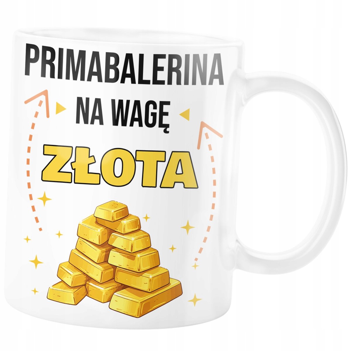 KUBEK PRIMABALERINA NA WAGĘ ZŁOTA PREZENT - Inna marka | Sklep EMPIK.COM
