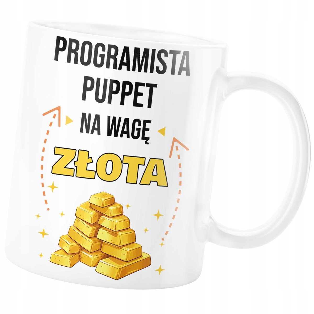 KUBEK PROGRAMISTA PUPPET NA WAGĘ ZŁOTA PREZENT - Inna marka | Sklep ...