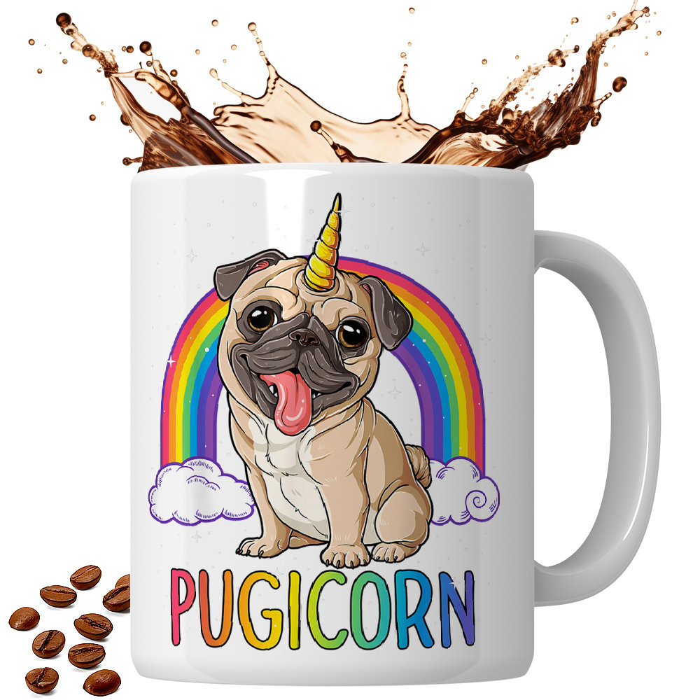Kubek Pugicorn Mopsorożec mops pies - VoloDonum | Sklep EMPIK.COM