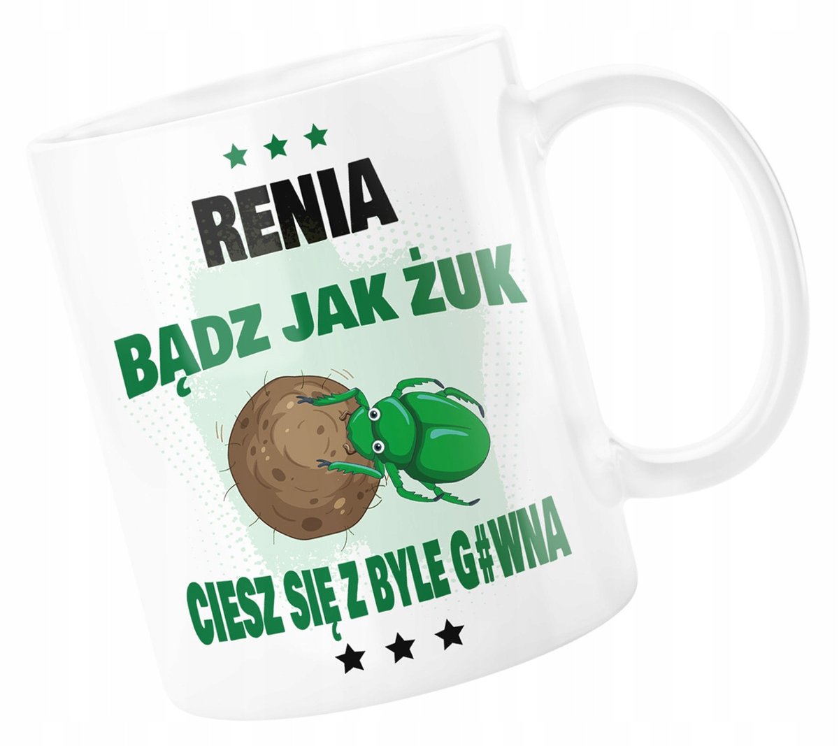 KUBEK RENIA BĄDŹ JAK ŻUK ŚMIESZNY PREZENT - Inna marka | Sklep EMPIK.COM