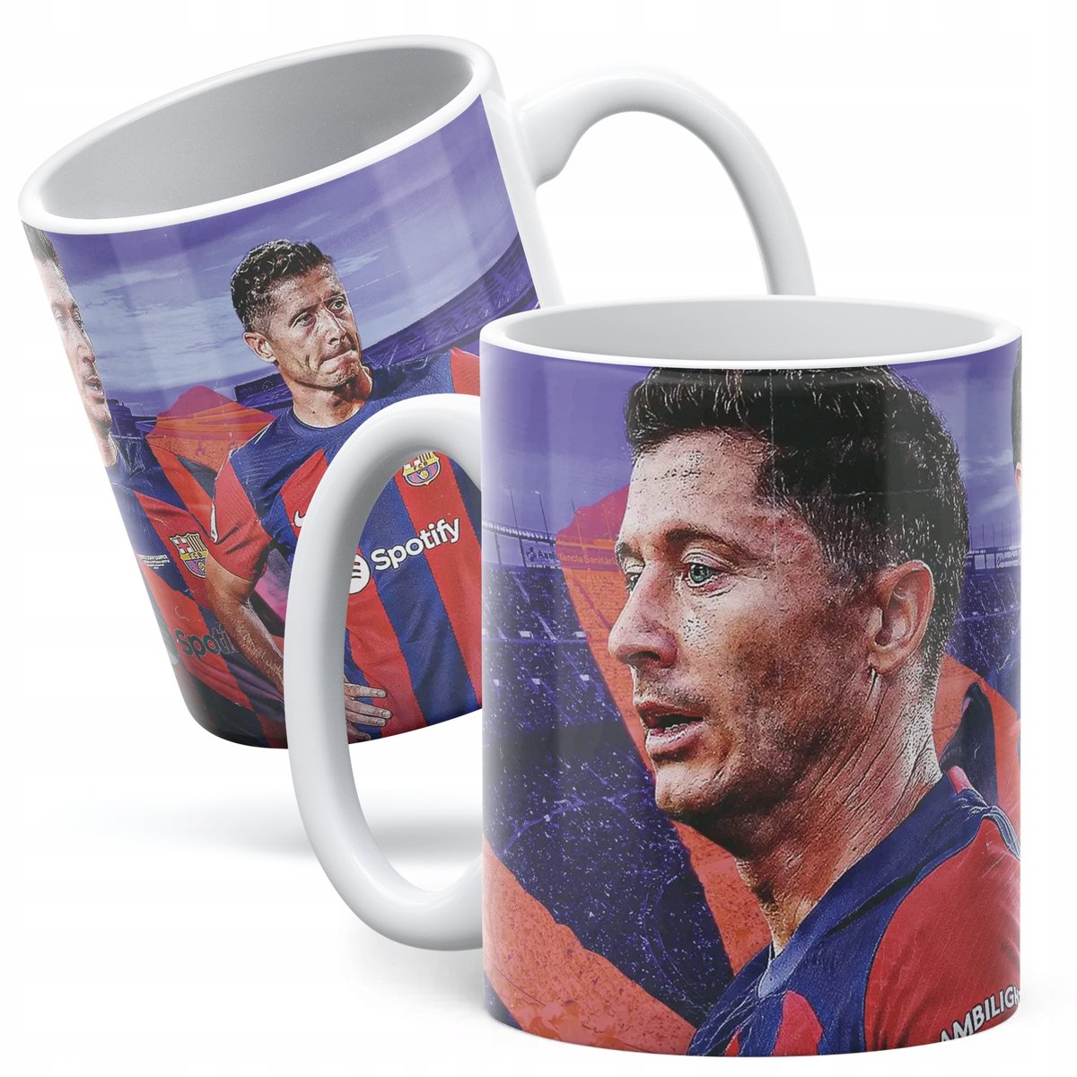 Kubek Robert Lewandowski dla kibiców Barcelona Barca dla fanów na prezent - Bullz | Sklep EMPIK.COM