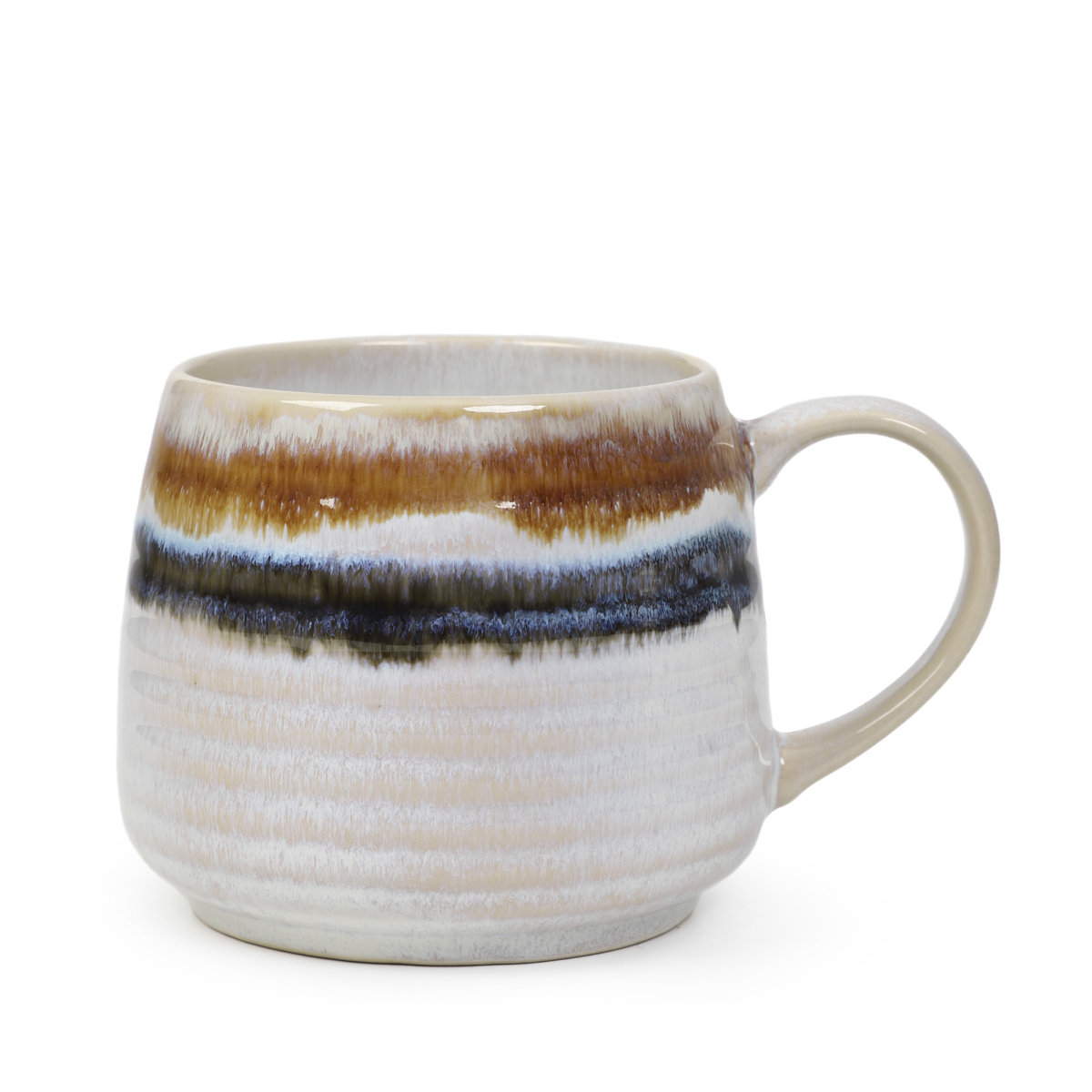 Kubek SANDY granatowo-brązowy 0,5 l HOMLA - Homla | Sklep EMPIK.COM