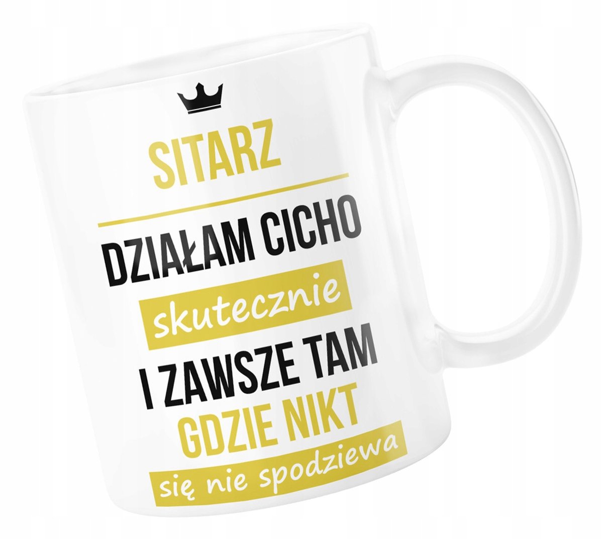 KUBEK SITARZ DZIAŁAM CICHO PREZENT - Inna marka | Sklep EMPIK.COM