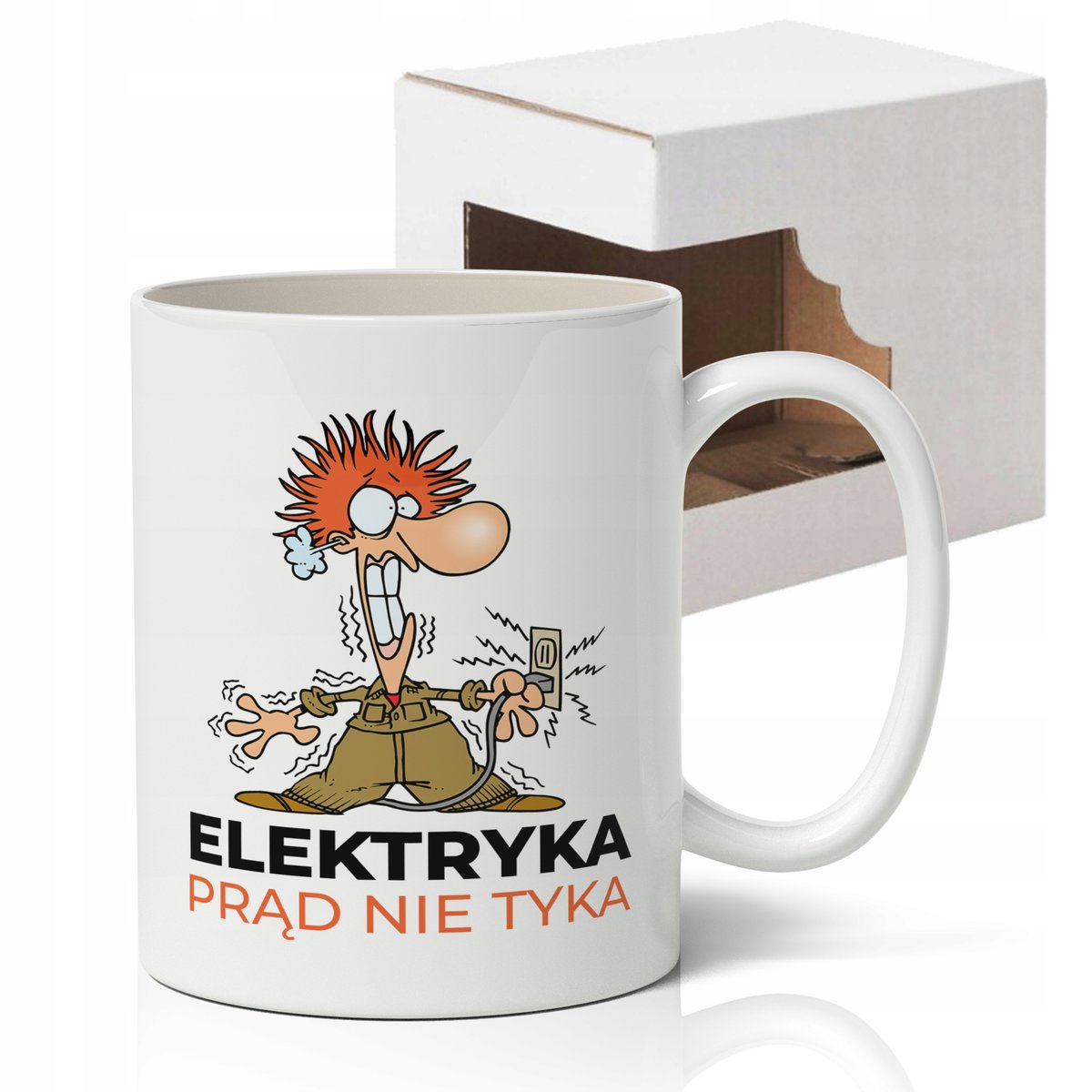 KUBEK Śmieszny PREZENT dla ELEKTRYKA WIELE Wzorów - StyleCouture | Sklep EMPIK.COM