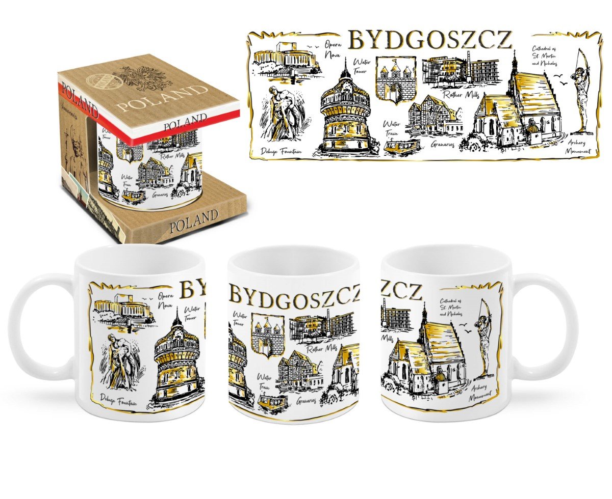 Kubek Suveniry Miasta - Boss 300 Ml Bydgoszcz - Creative Factory | Sklep EMPIK.COM