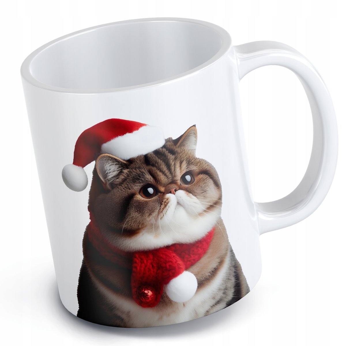 Kubek świąteczny kot rasy egzotycki miłośnik miłośniczka kotów kociara ...