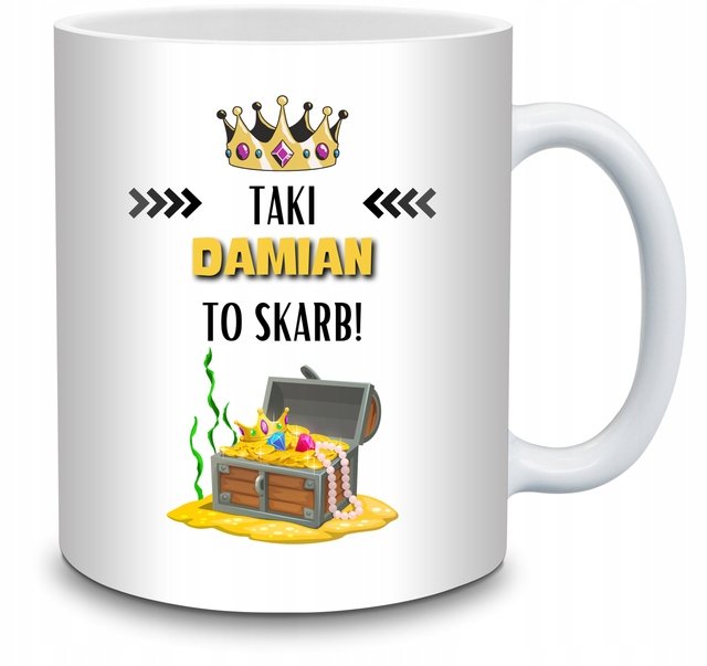 Kubek Taki Damian To Skarb Na Prezent Dla Damiana - Inna marka | Sklep ...