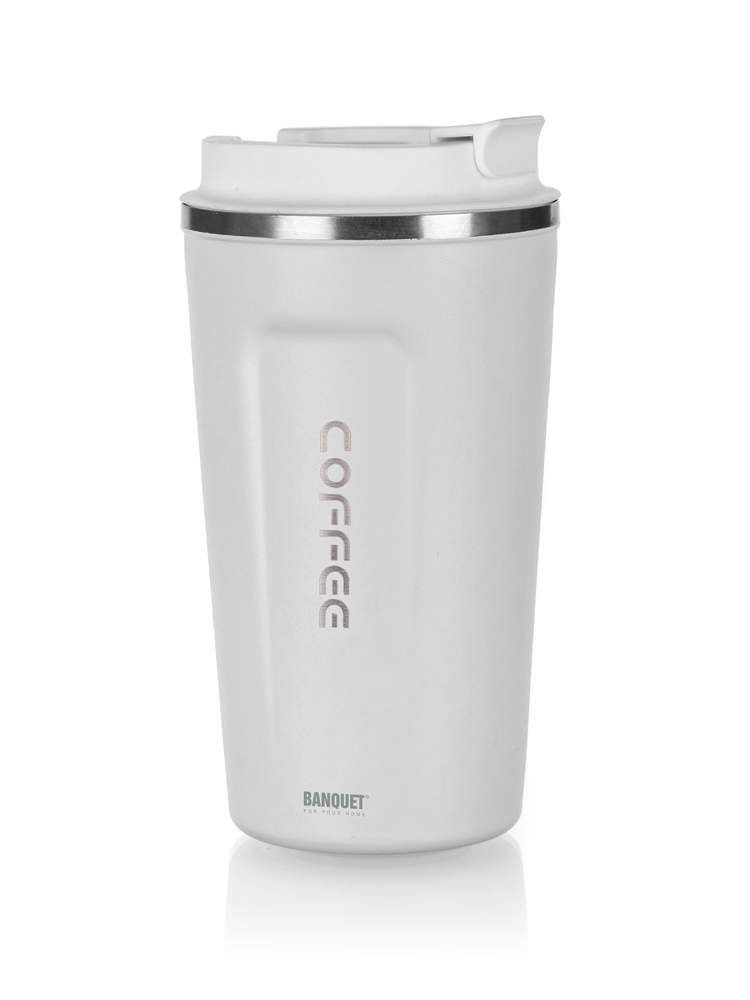 Kubek Termiczny Arty 450 ml, Biały - Banquet | Sklep EMPIK.COM