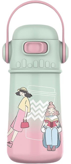 Kubek termiczny dla dzieci Maestro 400 ml 'GIRLS' - Maestro | Sklep EMPIK.COM