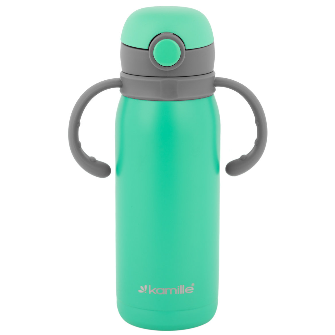 Kubek Termiczny Dla Dzieci Ze Słomką 450Ml Miętowy Km2019B - KAMILLE | Sklep EMPIK.COM
