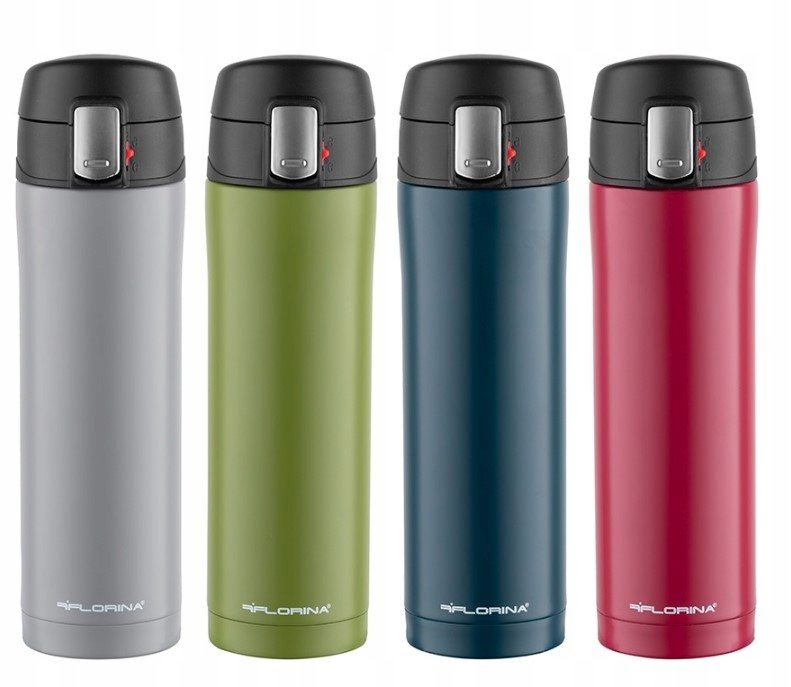 Kubek termiczny nierdzewny BLOCCO 450 ML MIX KOLORÓW - Florina | Sport Sklep EMPIK.COM