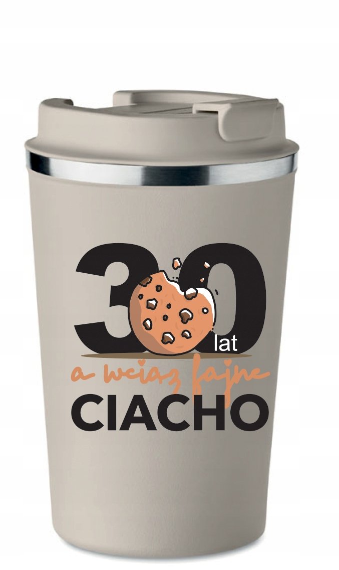 Kubek Termiczny Premium Beżowy Prezent Ciacho Na 30 Lat Urodziny Kt_491_B - inna (Inny) | Sklep ...
