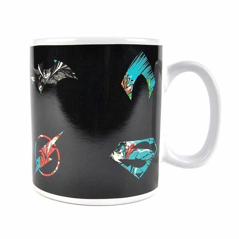 Kubek Thermocolor Emblematy Ligi Sprawiedliwości Dc Comics - Grupo Erik ...