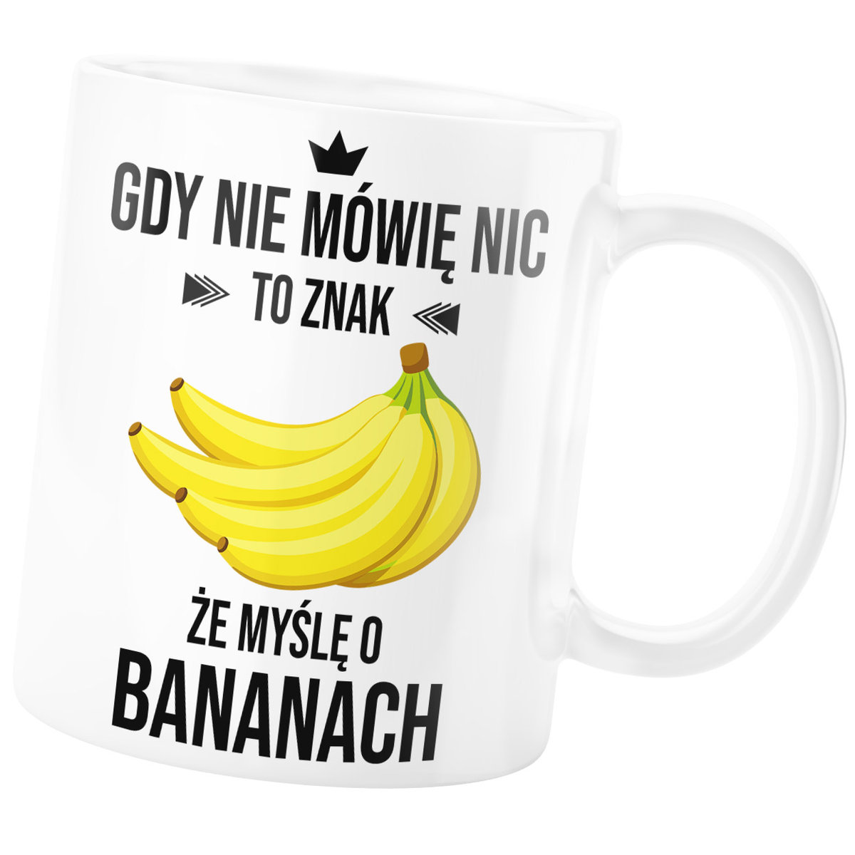 KUBEK TO ZNAK ŻE MYŚLĘ O BANANY - Inna marka | Sklep EMPIK.COM